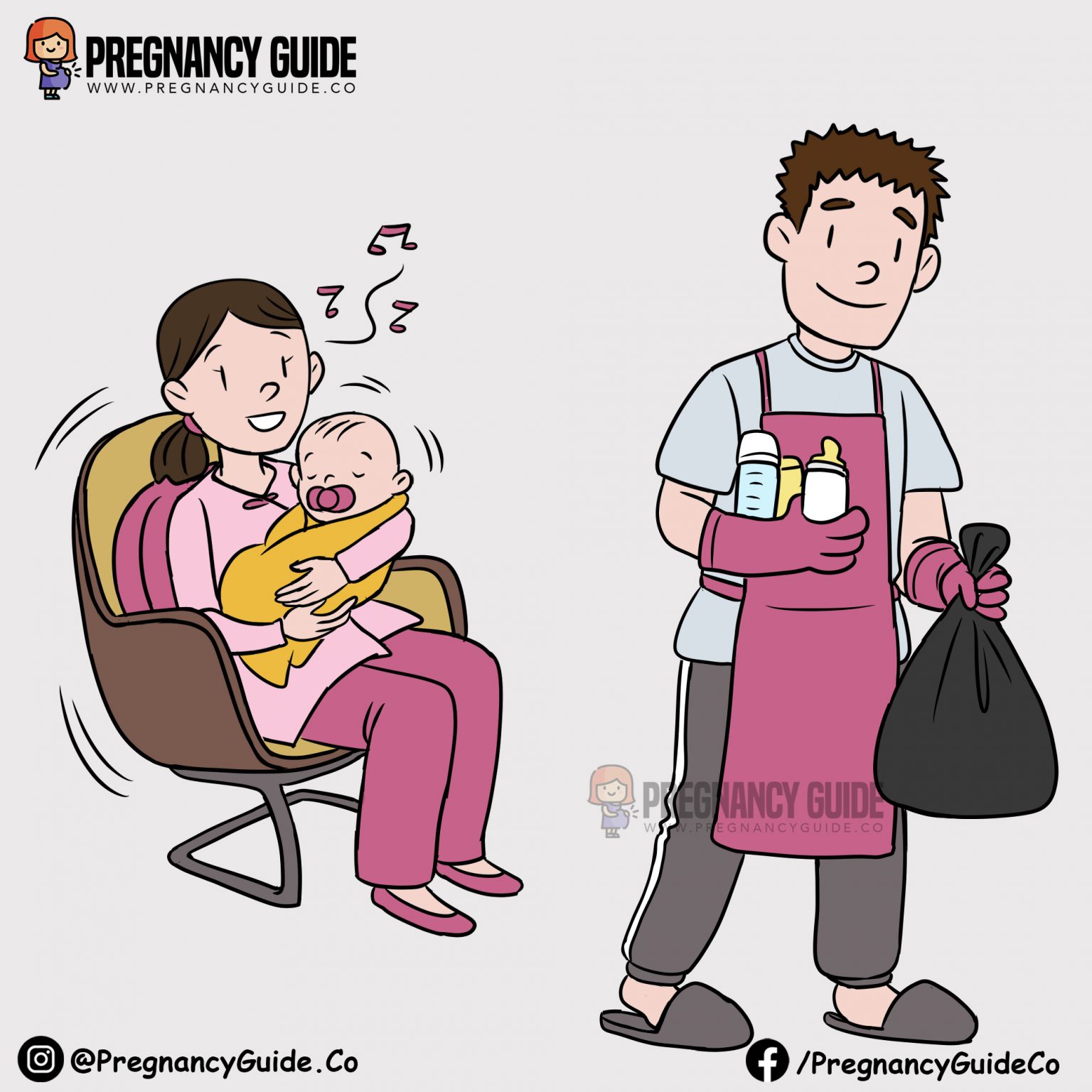 Cute Comic Shows 10 Ways Dads Can Support New Moms